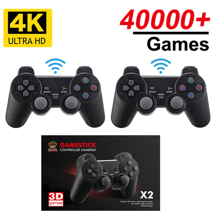 Wireless Controller GD10 4K HD 128G 40000 Retro Games Video Game ...