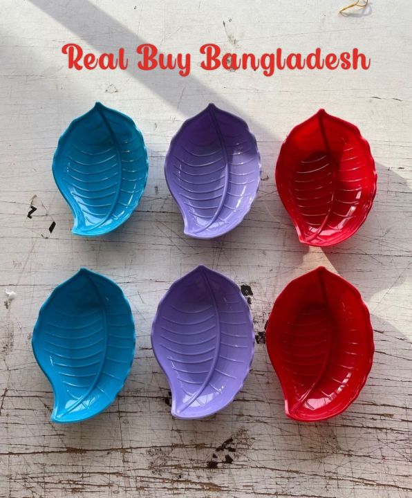 Dining Bone Plate Bp Plastic 12 Pieces (Pata Plate) | Daraz.com.bd