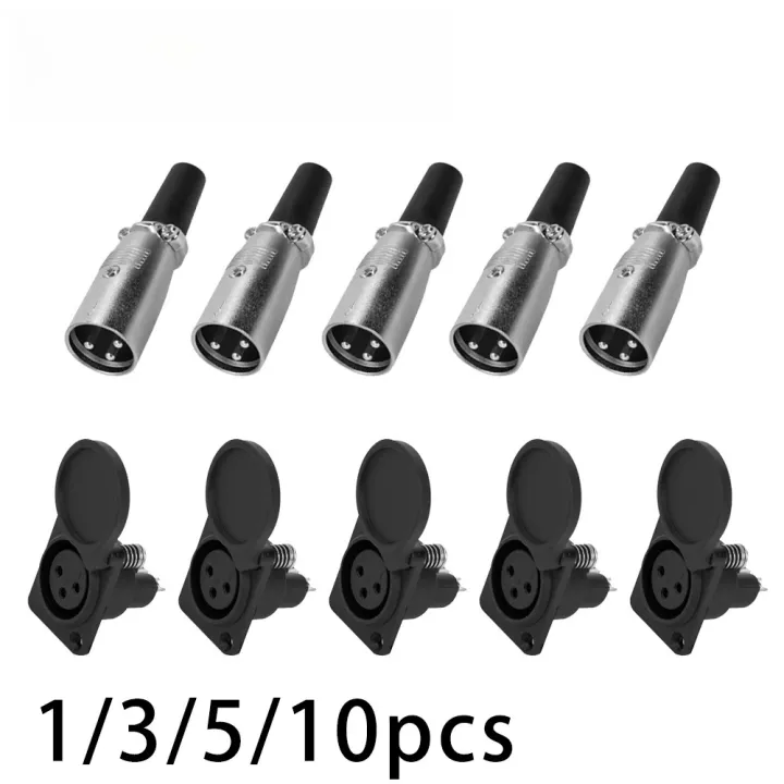 Battery Charger Port Connectors Adapter 3Pin Inline Connector Jack ...