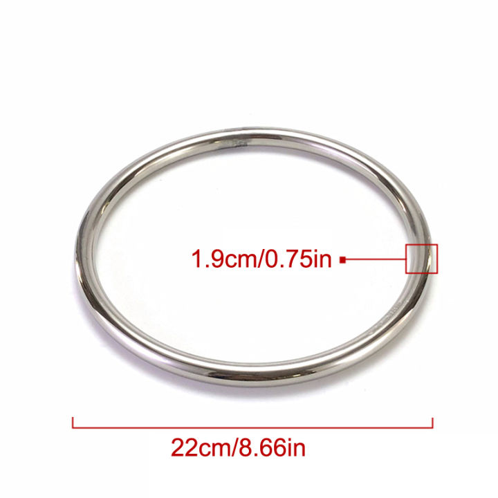 Wing Chun Stainless Steel Training Ring | 220mm Rattan Strength Hoop ...