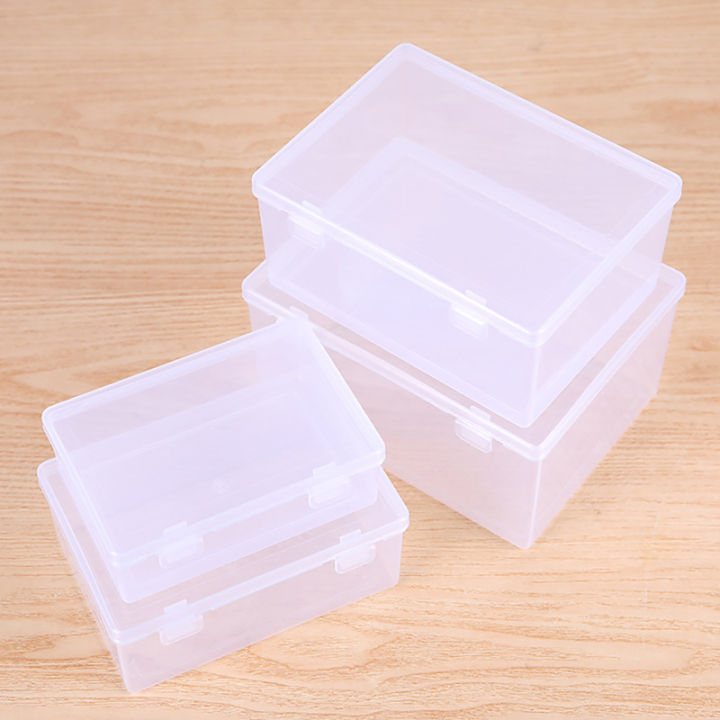 Mini Storage Box Clear Lidded Small Plastic Box For Parts Tools Storage ...