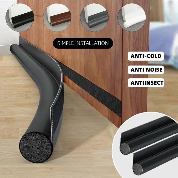 Adjustable Door Bottom Seal Strip Weatherstrip Under Door Draft Stopper ...