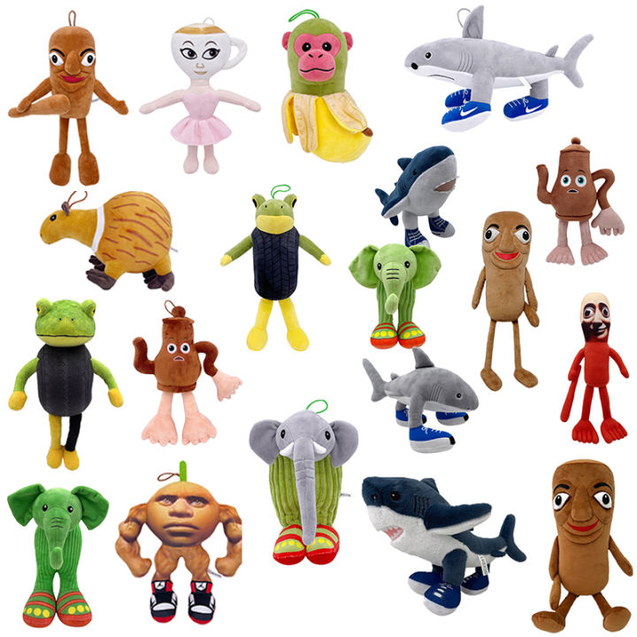 Italian Brainrot Tung Tung Tung Sahur Plush Toys 22-47cm Tungtung Sahur ...