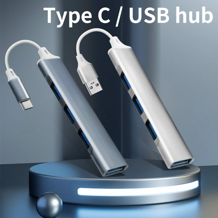 4 Port Multi Splitter Type C HUB 3.0 USB 3.1 Adapter OTG For Xiaomi ...