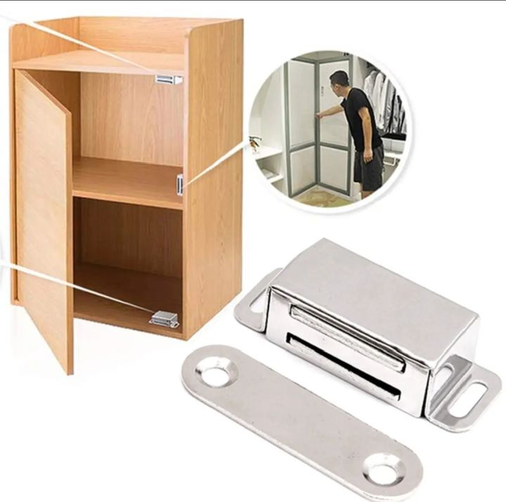 pack of 2 Steel door magnet catchers. (large size) heavy duty magnetic ...
