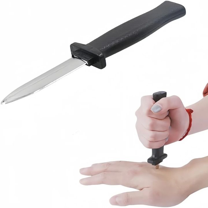Simulated Telescopic Knife Plastic Props Knife Fake Skills Small Tool ...