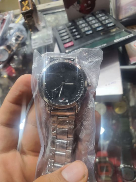 stain less steel watches for boy water resistant watches | Daraz.pk