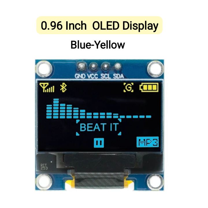 0.96 Inch Oled IIC Serial White OLED Display Module 128X64 I2C SSD1306 ...