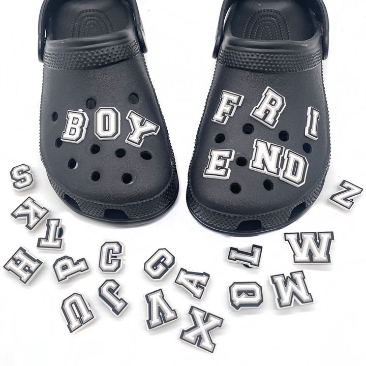 A-Z noctilucous Crocs accessories Jibbitz Crocs buckle shoe accessories ...
