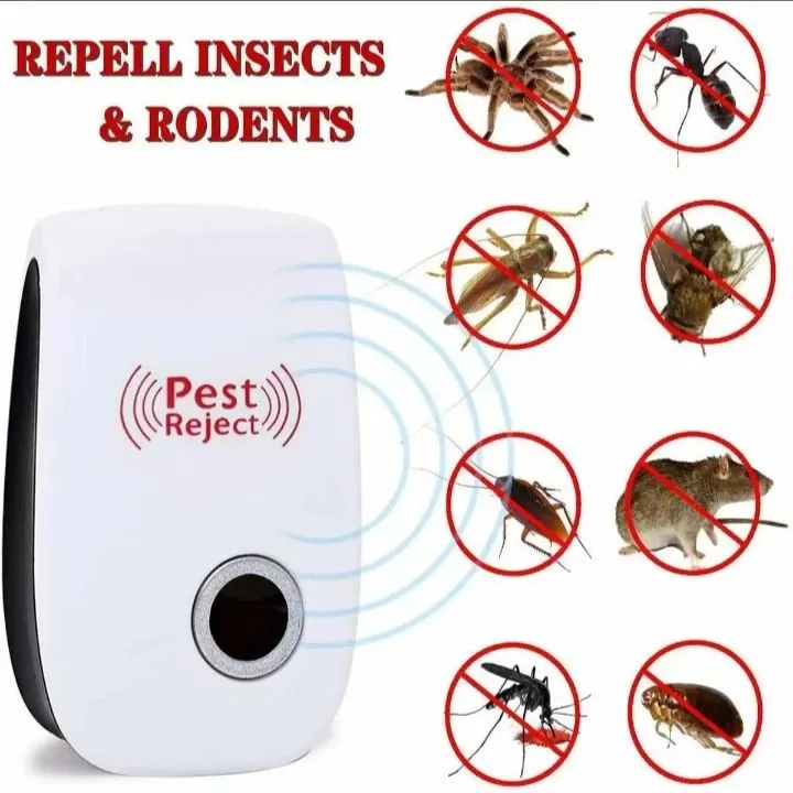 Ultrasonic Electronic Pest Repeller Device, Non Toxic Ultrasonic ...