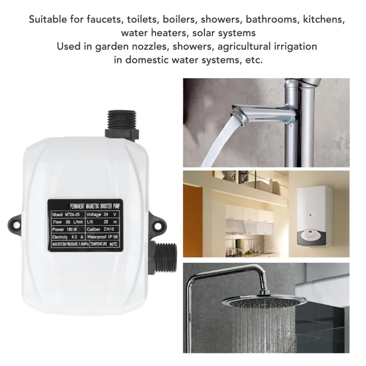 Booster Pump Water Pressure High Lift 180W for Kitchen Sink Shower ...