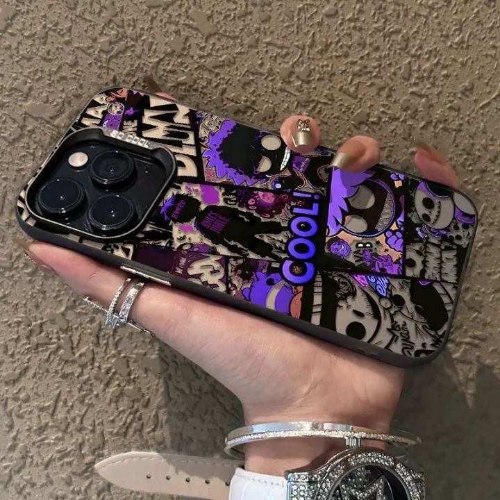 Halloween Comic Cool Graffiti Phone Case For iPhone 17 16 15 14 13 12 ...
