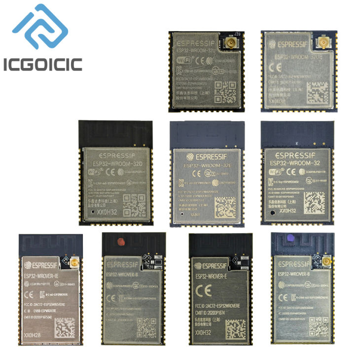ESP8266 ESP32 ESP-32 Module ESP32-WROOM-32D 32U 32E 32UE ESP32-WROVER Series module for Internet ...