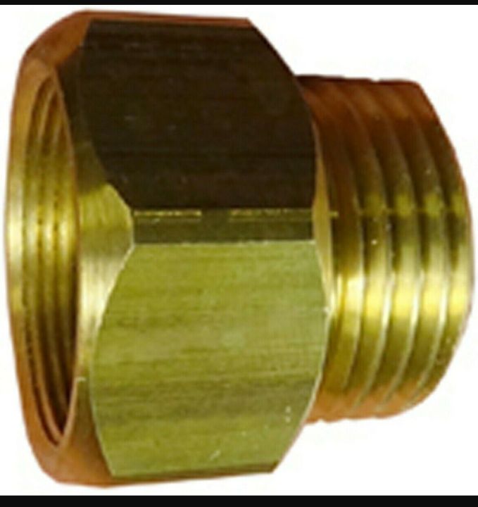 Brass fitting connector male female 3/4 to 3/4, internal and Outer ...