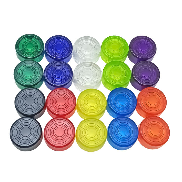 20PCS Footswitch Topper Guitar Pedal Topper Multi Color Pedal Button ...