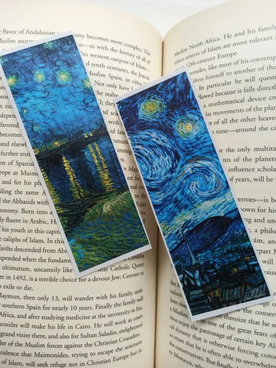 Starry night bookmarks for readers - 2 bookmarks | Daraz.pk