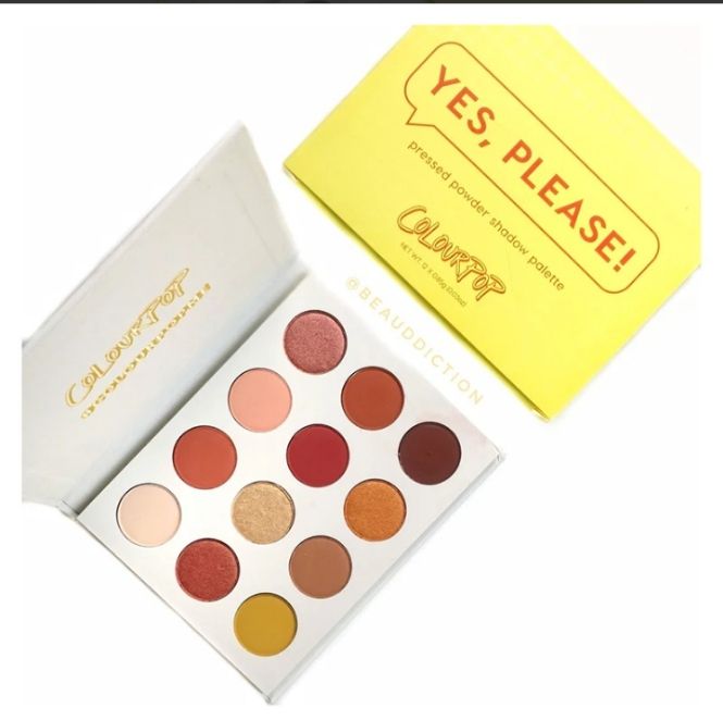 colour pop yes please eyeshadow palette | Daraz.pk