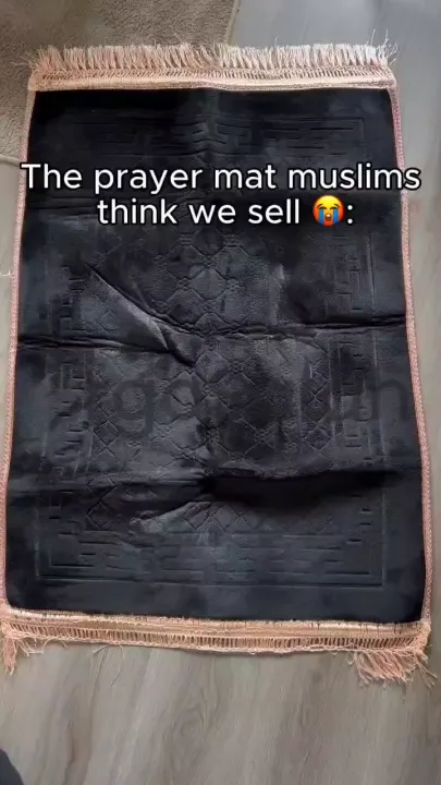 Velvet foam quality orthopedic embossed padded jainamaz | Prayer mat ...