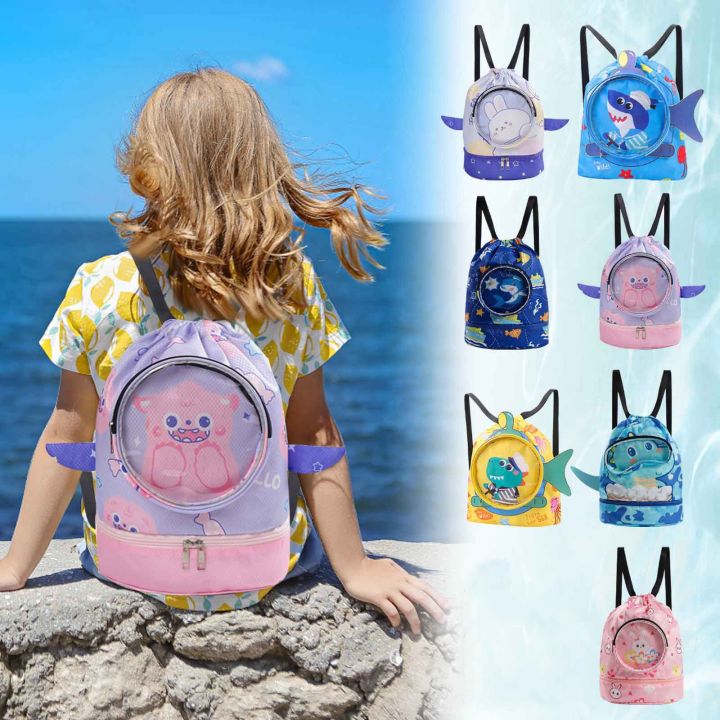 Swimming Wet Dry Bag Waterproof Kids Backpack Portable Oxford Cloth ...