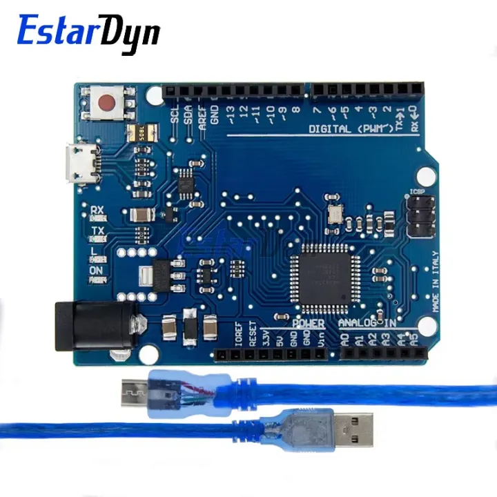 Estardyn Leonardo R3 development board Board + USB Cable ATMEGA32U4 For ...