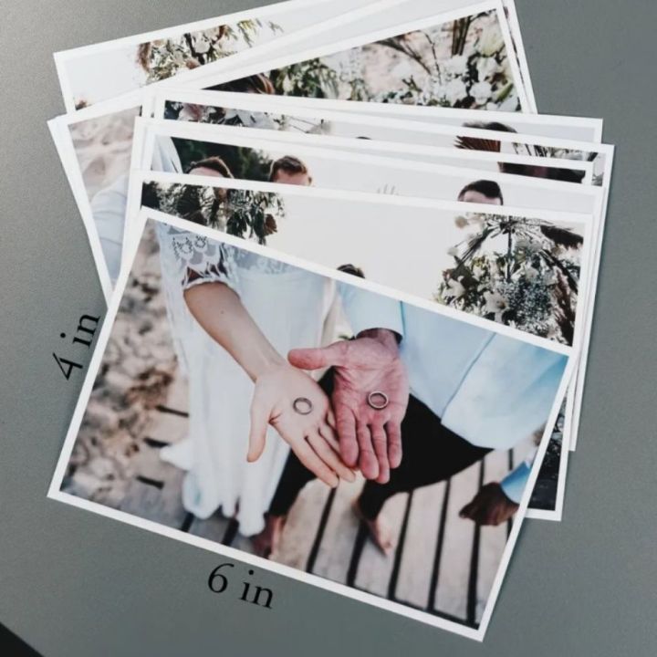 Glossy waterproof paper Personalized 4x6 Photo Print Set of 5/10/15/20 ...