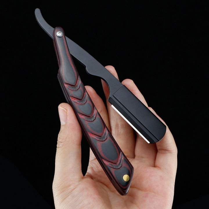 Men‘s’ Professional Barber Razor Manual Shaver Straight Edge Stainless ...