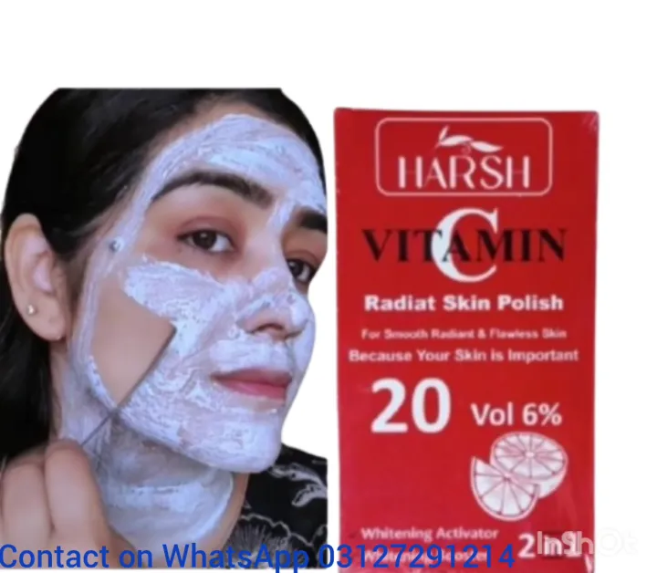 Harsh Vitamin C Radiat Skin Polish With Whitenig Activator and Whitenig ...