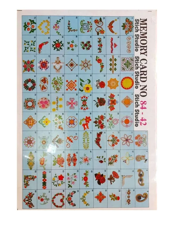 Janome embroidery designs memory cards - modern embroidery collection ...