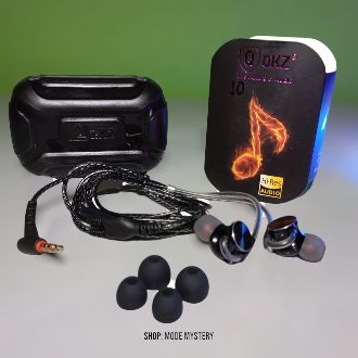 QKZ DM10 Zinc Alloy Magnetic HiFi Earphone In Ear Earphone Headphone ...