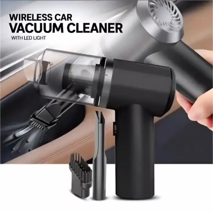 2-in-1 Mini Car Vacuum Cleaner – Wet & Dry Dual Use | Daraz.pk