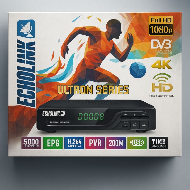 Ecolink Ultron Series Full HD 1080p Satellite Receiver – High Quality ...