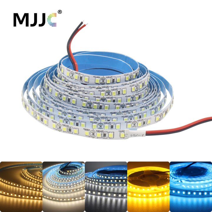 5M 12V SMD2835 Strip Lights 120Leds/m 8mm PCB Flexible Ribbon Warm Cool ...
