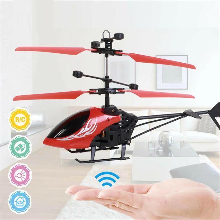 Flying Helicopter Hand Sensor USB Chargeable Flying Helicopter For Kids ...