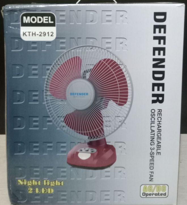 12" Defender Charger Fan Defender Charger Ac/Dc Fan Defender ...