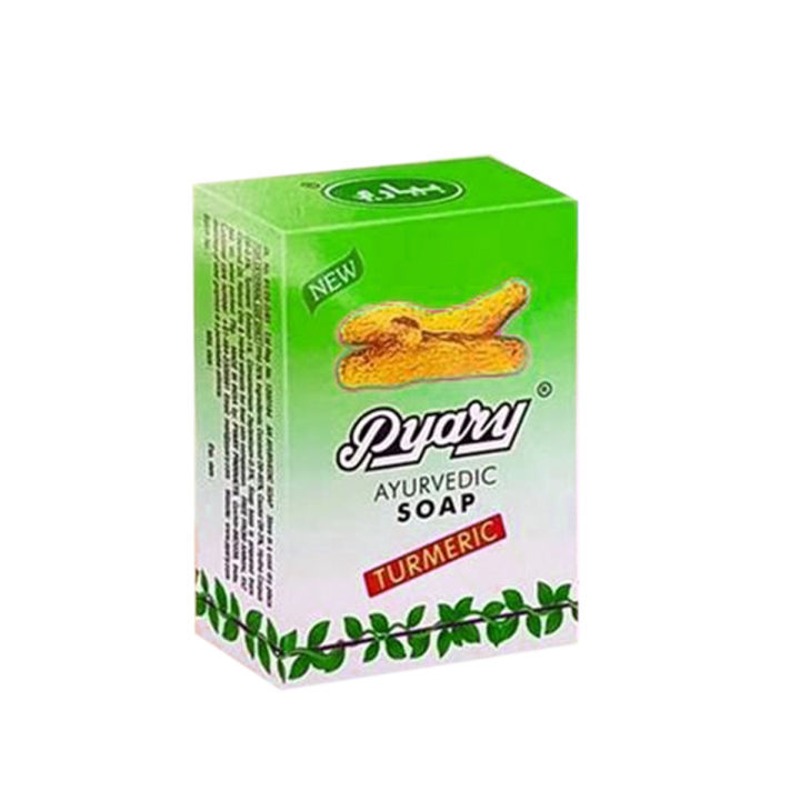 Pyary Turmeric Handmade Ayurvedic Soap 75g made in India - Natural Skin ...