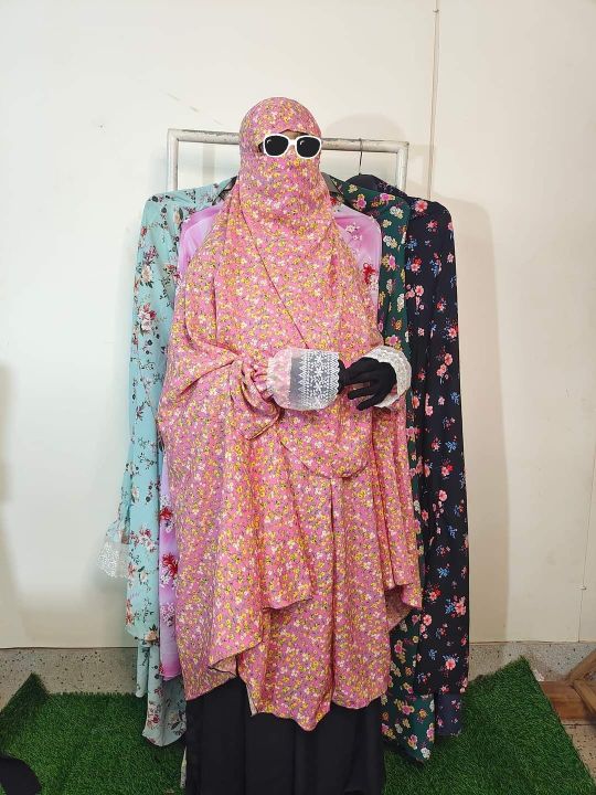 tall namaji hijab, any colour in ready stock | Daraz.com.bd