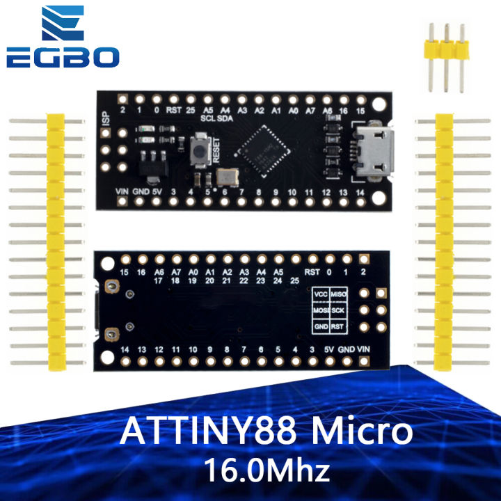 MH-Tiny ATTINY88 micro development board 16Mhz /Digispark ATTINY85 Upgraded /NANO V3.0 ATmega328 ...