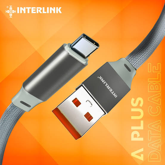 interlink prime plus Type-C to Lightning Fast charging Data cable Red ...