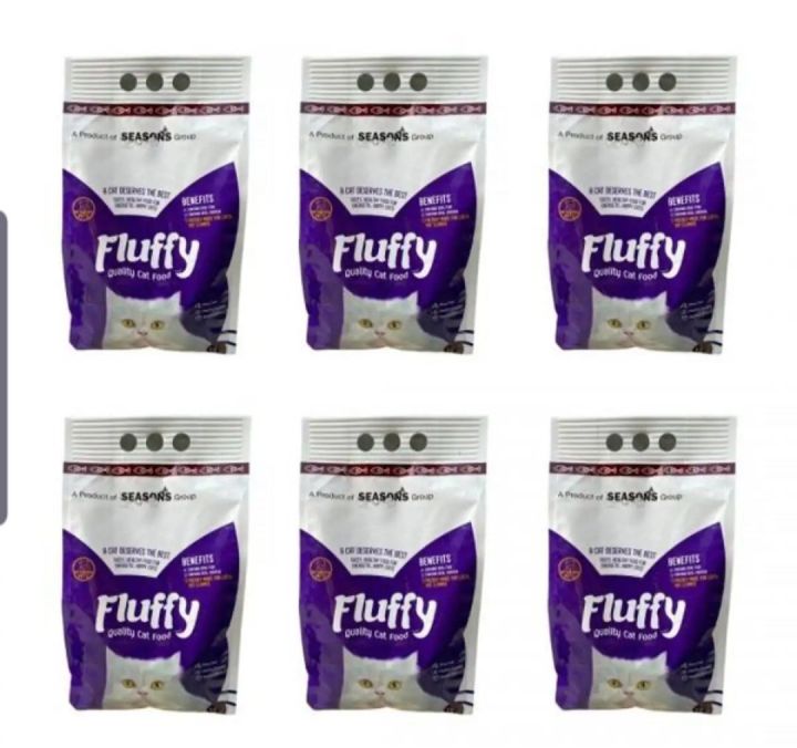Fluffy cat food pack of 6 pieces 1.2kg x 6 | Daraz.pk