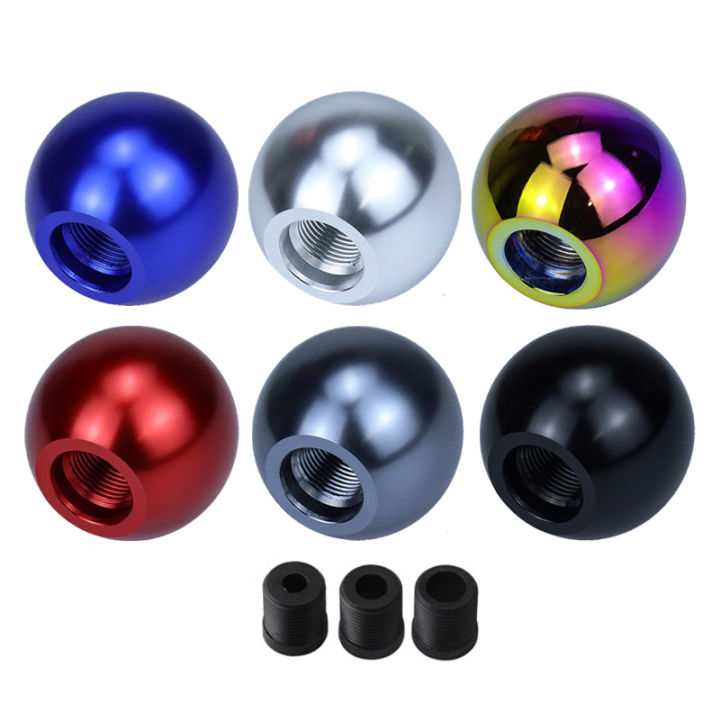 Universal Auto Shift Knob Aluminum Ball Gear Shift Knob With Screw Nut ...