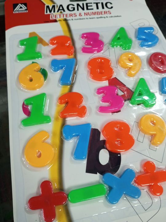 Magnetic Letters & Numbers # | Daraz.pk