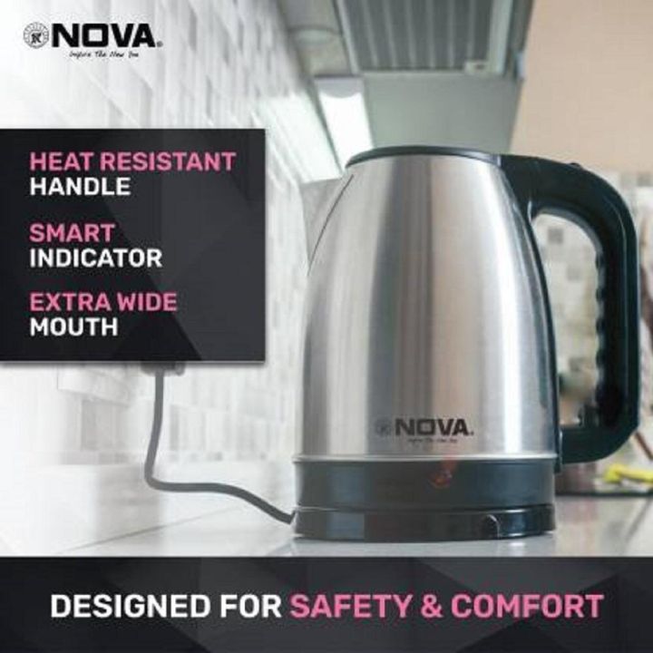 NOVA Electric Kettle 1.8 Liter steel body | Daraz.com.bd