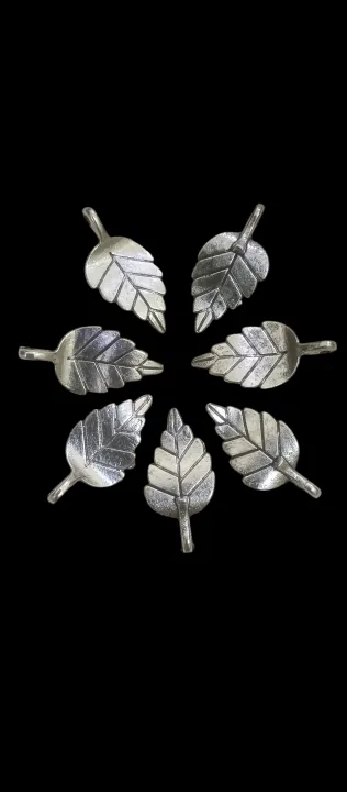 5 pis leaf metal(big)/metalic/bangle making materials/jewellery making ...