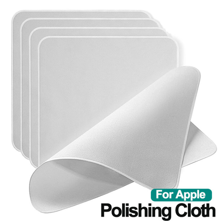 1/5/10PCS Double Suede Polishing Cloth Screen Cleaner Wiper for MacBook ...