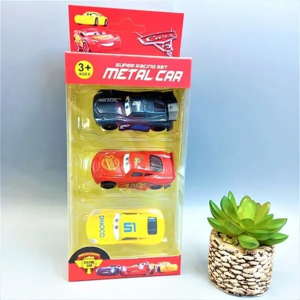 McQueen Mini Die-Cast Cars (Pack Of 3) | Daraz.pk