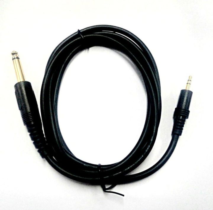 p38 mono male 6.3 mm to 3.5 mm stereo EP male digital mic cable for ...