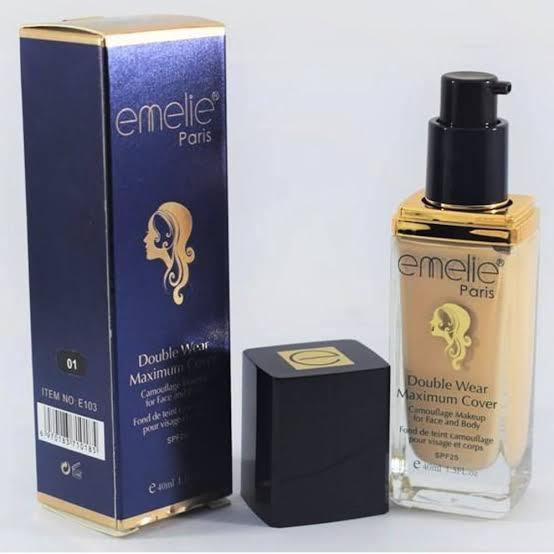 Emelie Paris Double Wear Maximum Cover Foundation SPF 25 | Daraz.pk