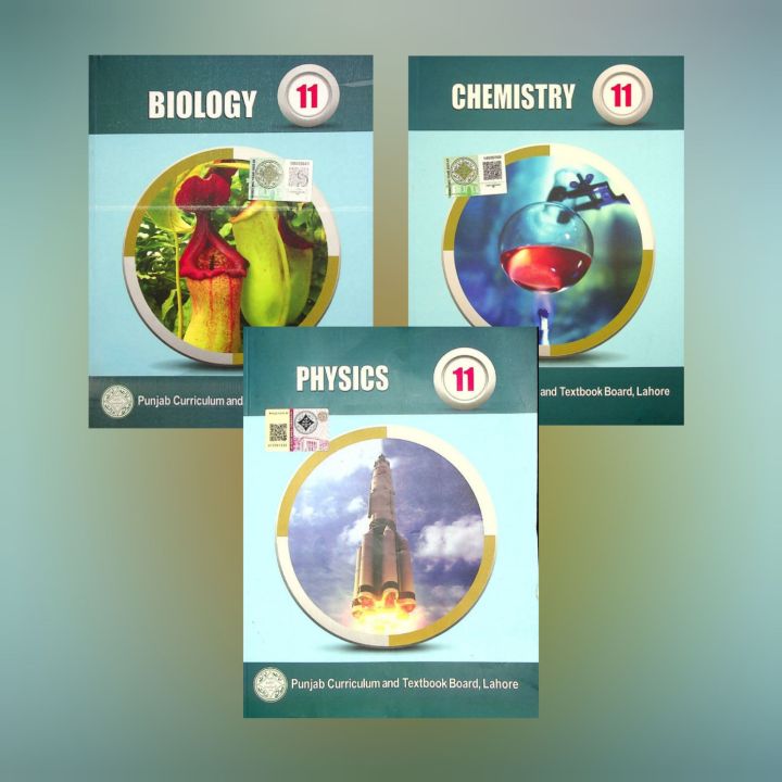 Set of 3 books: Punjab Textbook Board PTB Physics Class 11 - Punjab ...