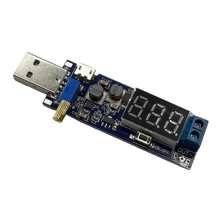 USB DC-DC Buck Boost Converter Module 3.5-12V to 1.2-24V Adjustable ...