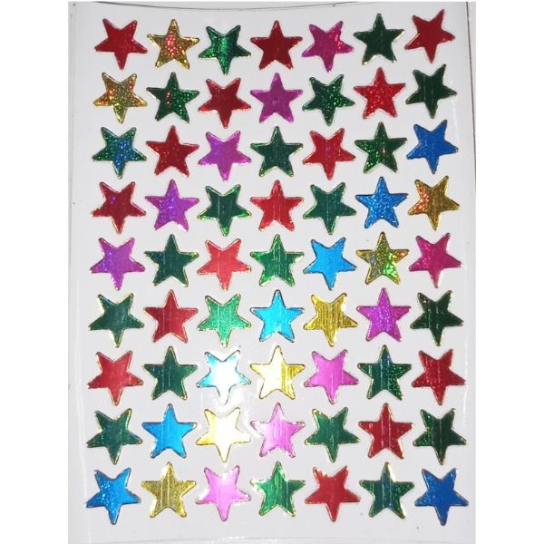 Large Star Sticker Sheet -01 nos | Daraz.lk